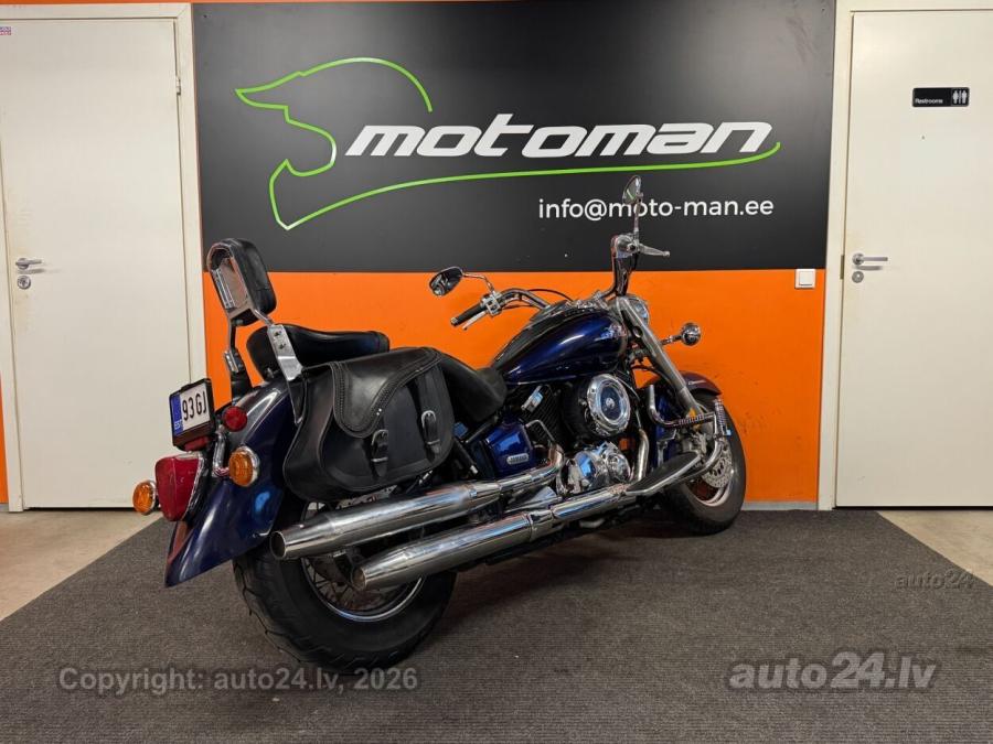 Blue Yamaha XVS 1100 2001 in Tartu, with an engine capacity of 1.06 L and mileage of 29 thousand km for 4290 €, photo 5 on AUTOMOTO.COM.LV