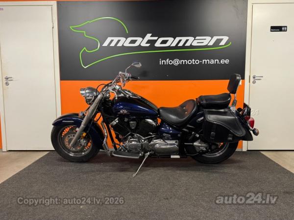 Blue Yamaha XVS 1100 2001 in Tartu, with an engine capacity of 1.06 L and mileage of 29 thousand km for 4290 €, photo 6 on AUTOMOTO.COM.LV