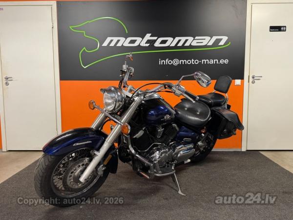 Blue Yamaha XVS 1100 2001 in Tartu, with an engine capacity of 1.06 L and mileage of 29 thousand km for 4290 €, photo 7 on AUTOMOTO.COM.LV