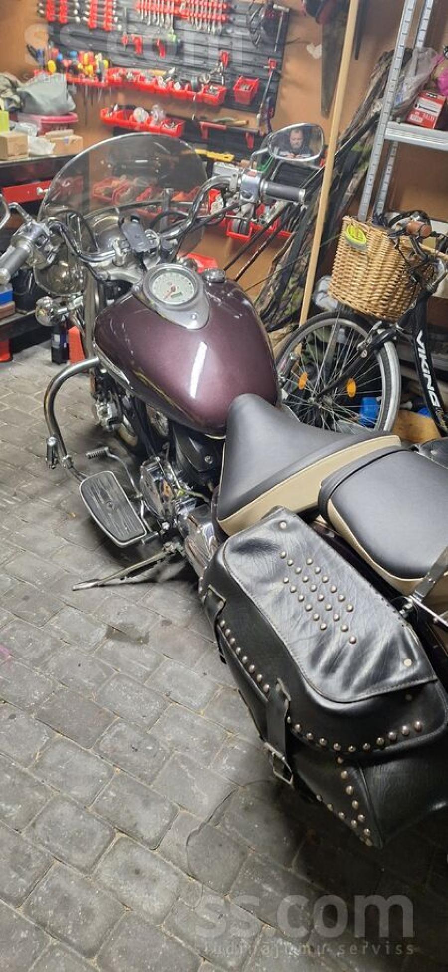 Yamaha XVS 1100 2000 in Ventspils, with an engine capacity of 1.10 L and mileage of 0 thousand km for 4450 €, photo 6 on AUTOMOTO.COM.LV