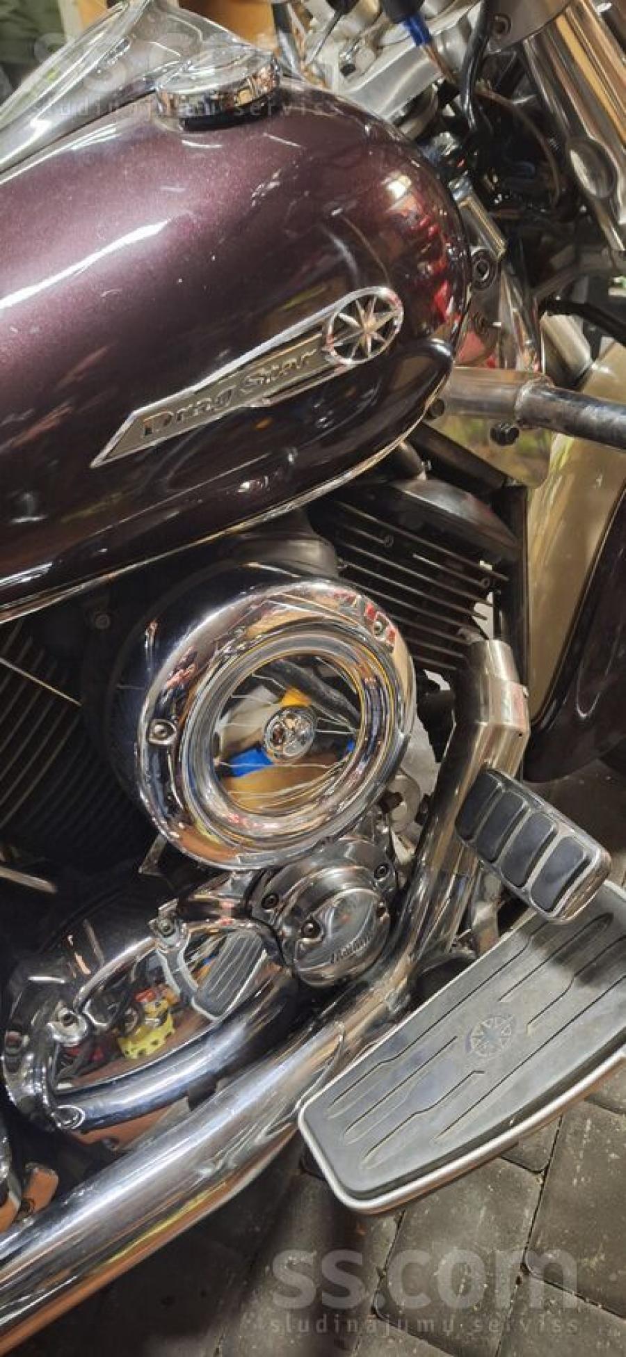 Yamaha XVS 1100 2000 in Ventspils, with an engine capacity of 1.10 L and mileage of 0 thousand km for 3850 €, photo 1 on AUTOMOTO.COM.LV
