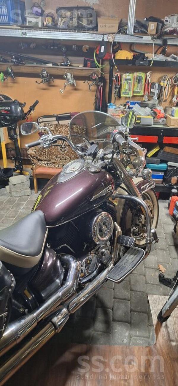 Yamaha XVS 1100 2000 in Ventspils, with an engine capacity of 1.10 L and mileage of 0 thousand km for 3850 €, photo 4 on AUTOMOTO.COM.LV