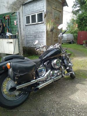Melns Yamaha XVS 650 2000 Tiri, ar dzinēja tilpumu 0.65 L un nobraukumu 43 tūkst. km par 3000 €, foto 1 vietnē AUTOMOTO.COM.LV