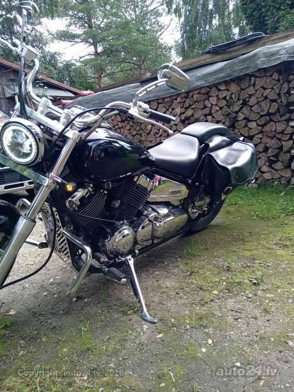 Melns Yamaha XVS 650 2000 Tiri, ar dzinēja tilpumu 0.65 L un nobraukumu 43 tūkst. km par 3000 €, foto 5 vietnē AUTOMOTO.COM.LV
