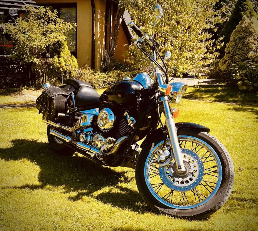 Melns Yamaha XVS 1997 Klaipėda, ar dzinēja tilpumu 0.65 L un nobraukumu 41 tūkst. km par 3500 €, foto 5 vietnē AUTOMOTO.COM.LV