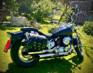 Melns Yamaha XVS 1997 Klaipėda, ar dzinēja tilpumu 0.65 L un nobraukumu 41 tūkst. km par 3500 €, foto 6 vietnē AUTOMOTO.COM.LV