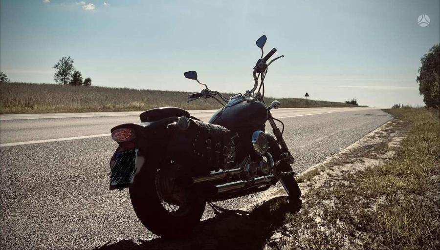 Melns Yamaha XVS 1997 Klaipėda, ar dzinēja tilpumu 0.65 L un nobraukumu 41 tūkst. km par 3500 €, foto 10 vietnē AUTOMOTO.COM.LV
