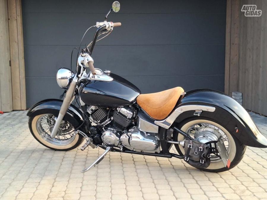 Black Yamaha XVS 2000 in Jurbarkas, with an engine capacity of 0.65 L and mileage of 31 thousand km for 3000 €, photo 1 on AUTOMOTO.COM.LV