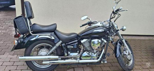 Black Yamaha XVS 2001 in Kaunas, with an engine capacity of 0.12 L and mileage of 26 thousand km for 2700 €, photo 1 on AUTOMOTO.COM.LV