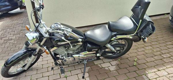 Black Yamaha XVS 2001 in Kaunas, with an engine capacity of 0.12 L and mileage of 26 thousand km for 2700 €, photo 4 on AUTOMOTO.COM.LV