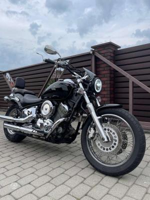 Black Yamaha XVS 2002 in Klaipeda, with an engine capacity of 1.10 L and mileage of 46 thousand km for 3500 €, photo 3 on AUTOMOTO.COM.LV