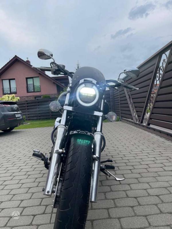 Black Yamaha XVS 2002 in Klaipeda, with an engine capacity of 1.10 L and mileage of 46 thousand km for 3500 €, photo 3 on AUTOMOTO.COM.LV