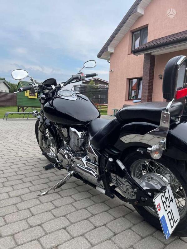 Black Yamaha XVS 2002 in Klaipeda, with an engine capacity of 1.10 L and mileage of 46 thousand km for 3500 €, photo 5 on AUTOMOTO.COM.LV
