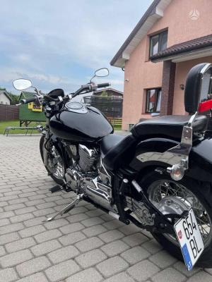 Black Yamaha XVS 2002 in Klaipeda, with an engine capacity of 1.10 L and mileage of 46 thousand km for 3500 €, photo 6 on AUTOMOTO.COM.LV