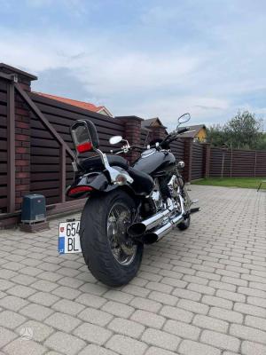 Black Yamaha XVS 2002 in Klaipeda, with an engine capacity of 1.10 L and mileage of 46 thousand km for 3500 €, photo 7 on AUTOMOTO.COM.LV
