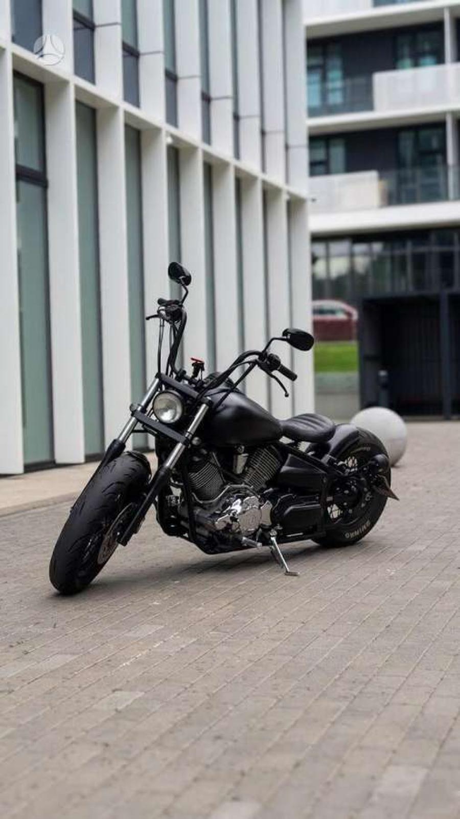 Melns Yamaha XVS 2002 Viļņa, ar dzinēja tilpumu 1.10 L un nobraukumu 37 tūkst. km par 5000 €, foto 4 vietnē AUTOMOTO.COM.LV