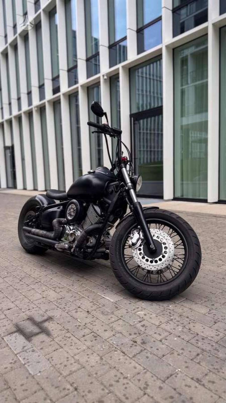 Melns Yamaha XVS 2002 Viļņa, ar dzinēja tilpumu 1.10 L un nobraukumu 37 tūkst. km par 5000 €, foto 7 vietnē AUTOMOTO.COM.LV