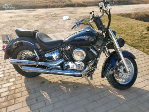 Black Yamaha XVS 2004 in Panevezys, with an engine capacity of 1.10 L and mileage of 0 thousand km for 3550 €, photo  on AUTOMOTO.COM.LV