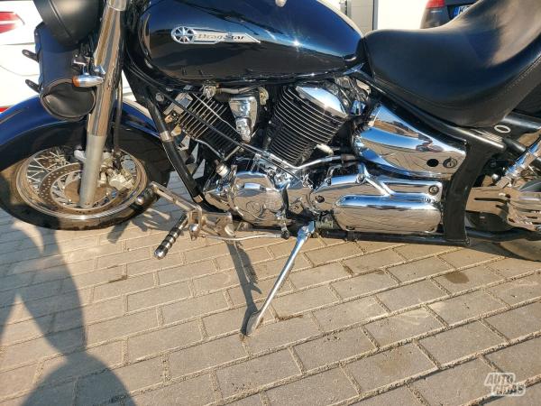 Black Yamaha XVS 2004 in Panevezys, with an engine capacity of 1.10 L and mileage of 0 thousand km for 3550 €, photo 4 on AUTOMOTO.COM.LV
