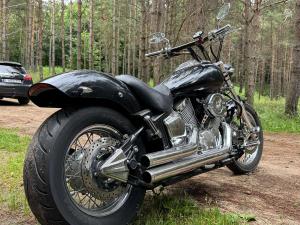 Melns Yamaha XVS 2008 Utena, ar dzinēja tilpumu 1.10 L un nobraukumu 22 tūkst. km par 4050 €, foto 3 vietnē AUTOMOTO.COM.LV