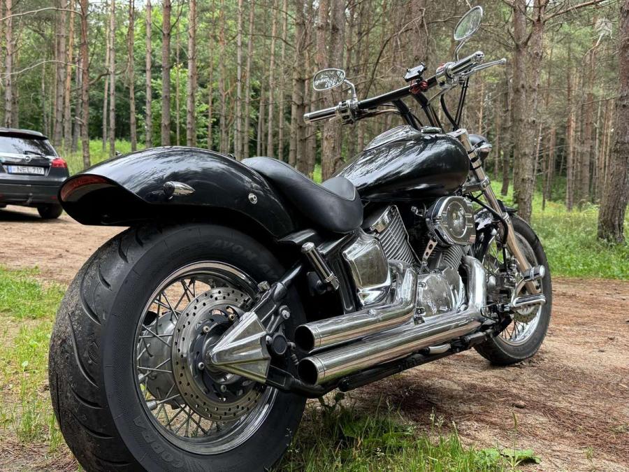 Melns Yamaha XVS 2008 Utena, ar dzinēja tilpumu 1.10 L un nobraukumu 22 tūkst. km par 4050 €, foto 3 vietnē AUTOMOTO.COM.LV
