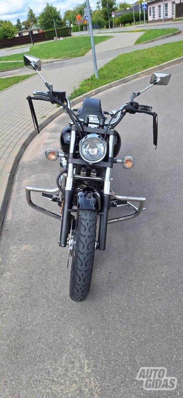 Melns Yamaha XVS 2009 Mažeikiai, ar dzinēja tilpumu 0.65 L un nobraukumu 13 tūkst. km par 4200 €, foto 4 vietnē AUTOMOTO.COM.LV