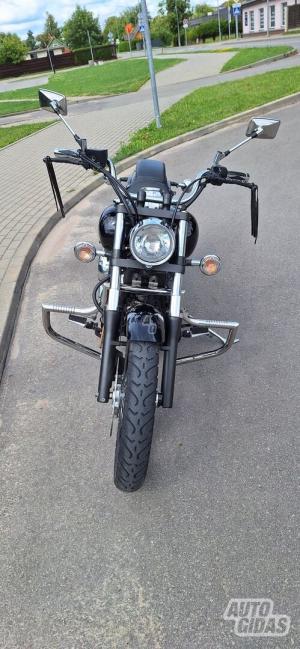 Black Yamaha XVS 2009 in Mazeikiai, with an engine capacity of 0.65 L and mileage of 13 thousand km for 4200 €, photo 4 on AUTOMOTO.COM.LV