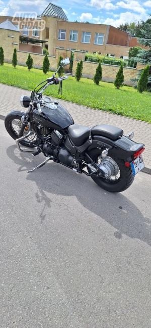 Black Yamaha XVS 2009 in Mazeikiai, with an engine capacity of 0.65 L and mileage of 13 thousand km for 4200 €, photo 6 on AUTOMOTO.COM.LV
