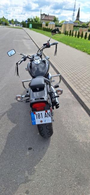 Black Yamaha XVS 2009 in Mazeikiai, with an engine capacity of 0.65 L and mileage of 13 thousand km for 4200 €, photo 7 on AUTOMOTO.COM.LV