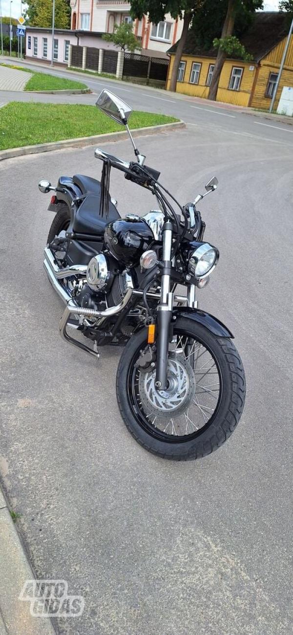 Melns Yamaha XVS 2009 Mažeikiai, ar dzinēja tilpumu 0.65 L un nobraukumu 13 tūkst. km par 4200 €, foto 8 vietnē AUTOMOTO.COM.LV