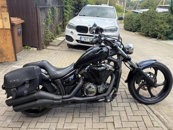 Melns Yamaha XVS 2015 Viļņa, ar dzinēja tilpumu 1.30 L un nobraukumu 38 tūkst. km par 6666 €, foto 3 vietnē AUTOMOTO.COM.LV