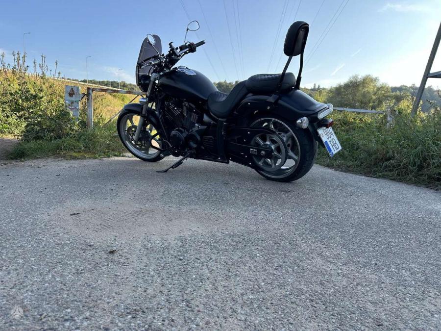 Black Yamaha XVS 2016 in Kaunas, with an engine capacity of 1.30 L and mileage of 18 thousand km for 7400 €, photo 9 on AUTOMOTO.COM.LV