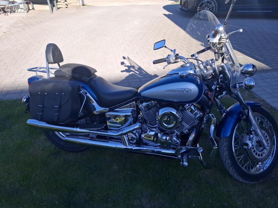 Blue Yamaha XVS 1998 in Vilnius, with an engine capacity of 0.65 L and mileage of 22 thousand km for 3650 €, photo 1 on AUTOMOTO.COM.LV