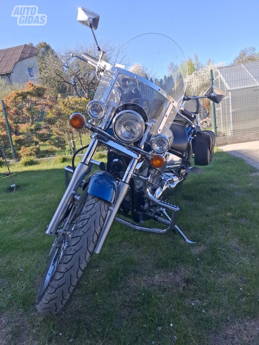 Blue Yamaha XVS 1998 in Vilnius, with an engine capacity of 0.65 L and mileage of 22 thousand km for 3650 €, photo 3 on AUTOMOTO.COM.LV