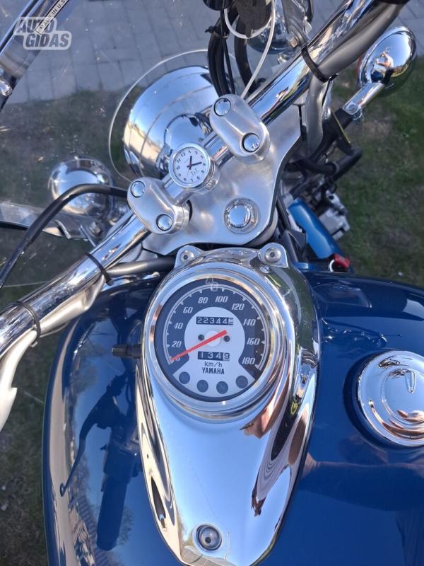 Zils Yamaha XVS 1998 Viļņa, ar dzinēja tilpumu 0.65 L un nobraukumu 22 tūkst. km par 3650 €, foto 5 vietnē AUTOMOTO.COM.LV