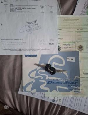 Blue Yamaha XVS 1998 in Vilnius, with an engine capacity of 0.65 L and mileage of 22 thousand km for 3350 €, photo 5 on AUTOMOTO.COM.LV