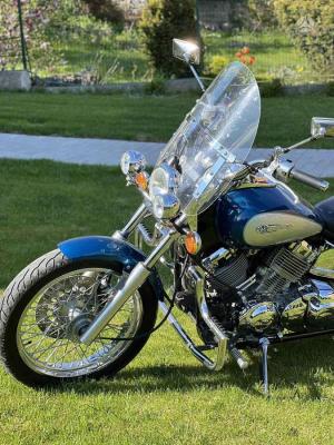 Blue Yamaha XVS 1998 in Vilnius, with an engine capacity of 0.65 L and mileage of 22 thousand km for 3350 €, photo 7 on AUTOMOTO.COM.LV