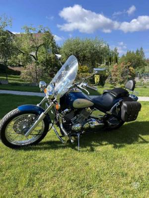 Blue Yamaha XVS 1998 in Vilnius, with an engine capacity of 0.65 L and mileage of 22 thousand km for 3350 €, photo 11 on AUTOMOTO.COM.LV
