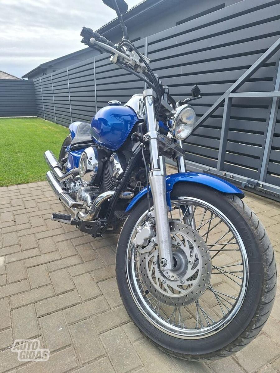 Blue Yamaha XVS 2005 in Klaipeda, with an engine capacity of 0.65 L and mileage of 29 thousand km for 4100 €, photo 1 on AUTOMOTO.COM.LV