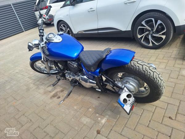 Blue Yamaha XVS 2005 in Klaipeda, with an engine capacity of 0.65 L and mileage of 29 thousand km for 4100 €, photo 3 on AUTOMOTO.COM.LV