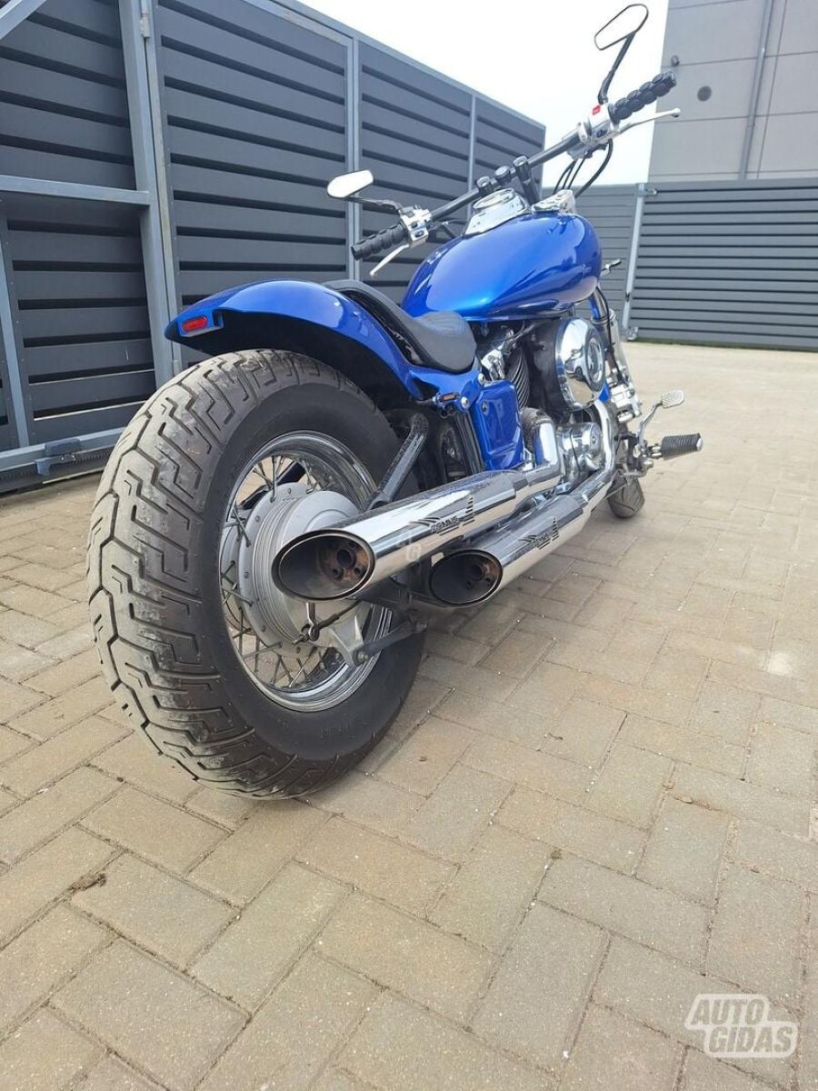 Blue Yamaha XVS 2005 in Klaipeda, with an engine capacity of 0.65 L and mileage of 29 thousand km for 4100 €, photo 6 on AUTOMOTO.COM.LV