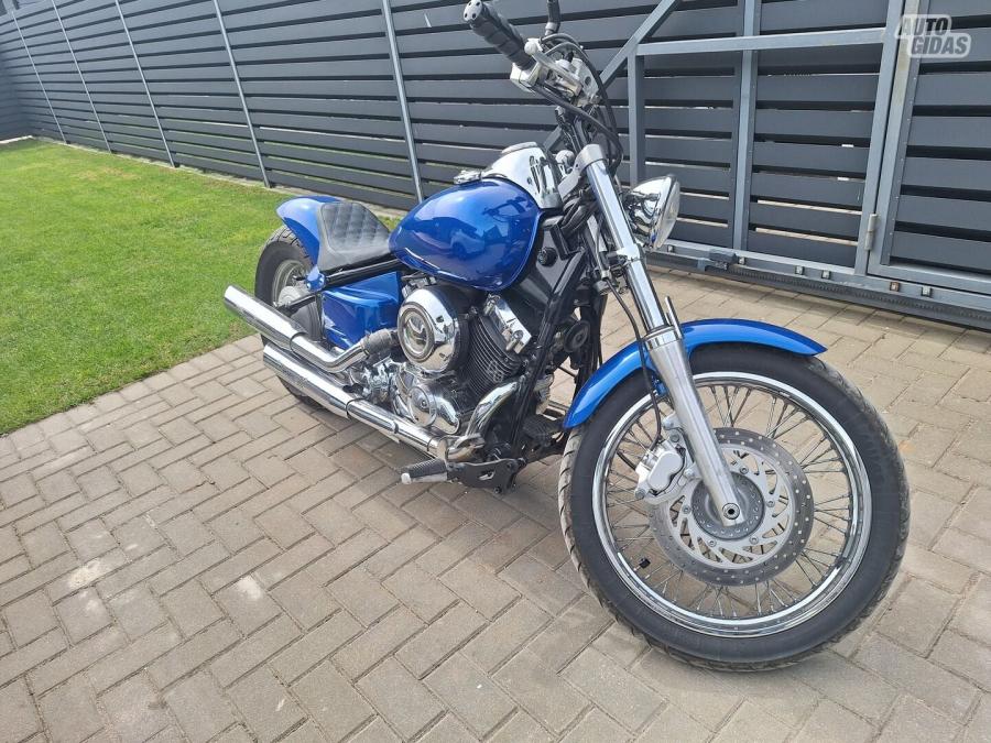 Blue Yamaha XVS 2005 in Klaipeda, with an engine capacity of 0.65 L and mileage of 29 thousand km for 4100 €, photo 7 on AUTOMOTO.COM.LV