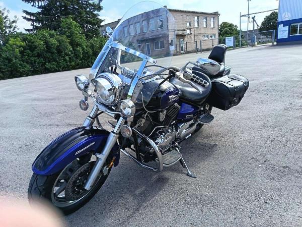 Zils Yamaha XVS 2007 Radviliškis, ar dzinēja tilpumu 1.06 L un nobraukumu 25 tūkst. km par 3500 €, foto 2 vietnē AUTOMOTO.COM.LV