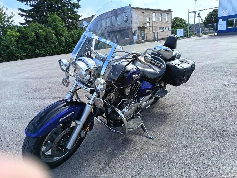 Blue Yamaha XVS 2007 in Radviliskis, with an engine capacity of 1.06 L and mileage of 25 thousand km for 3500 €, photo 3 on AUTOMOTO.COM.LV