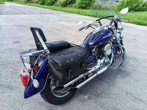 Blue Yamaha XVS 2007 in Radviliskis, with an engine capacity of 1.06 L and mileage of 25 thousand km for 3500 €, photo 4 on AUTOMOTO.COM.LV