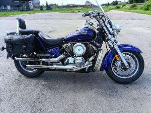 Blue Yamaha XVS 2007 in Radviliskis, with an engine capacity of 1.06 L and mileage of 25 thousand km for 3500 €, photo 5 on AUTOMOTO.COM.LV