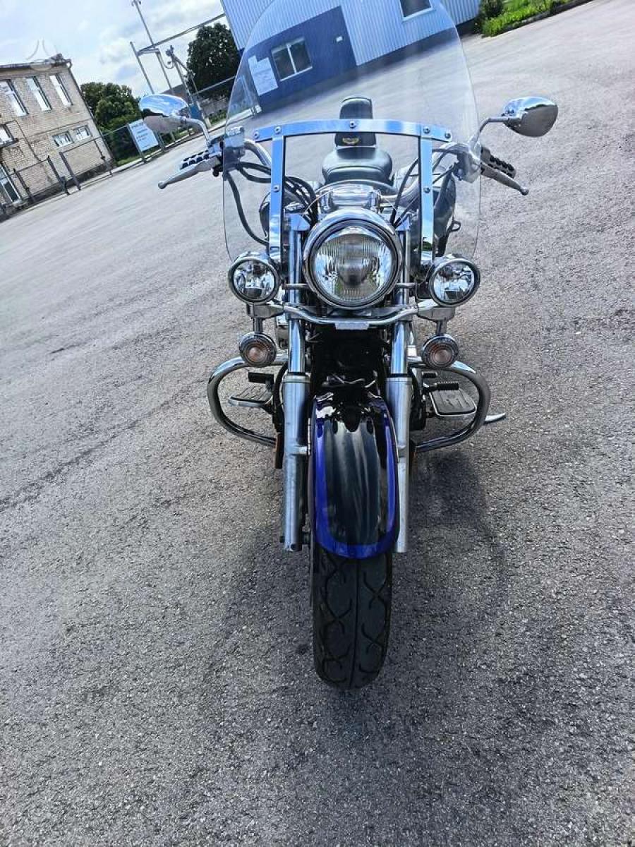 Blue Yamaha XVS 2007 in Radviliskis, with an engine capacity of 1.06 L and mileage of 25 thousand km for 3500 €, photo 6 on AUTOMOTO.COM.LV