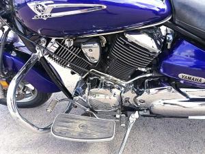 Blue Yamaha XVS 2007 in Radviliskis, with an engine capacity of 1.06 L and mileage of 25 thousand km for 3500 €, photo 9 on AUTOMOTO.COM.LV