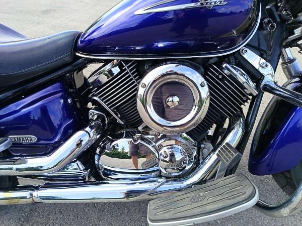 Zils Yamaha XVS 2007 Radviliškis, ar dzinēja tilpumu 1.06 L un nobraukumu 25 tūkst. km par 3500 €, foto 9 vietnē AUTOMOTO.COM.LV