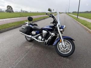 Blue Yamaha XVS 2007 in Kaunas, with an engine capacity of 1.30 L and mileage of 49 thousand km for 4999 €, photo  on AUTOMOTO.COM.LV